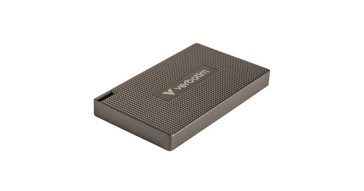 SSD (külső memória) 512GB, USB-C 3.2 Gen2, VERBATIM Metal Mini SSD ...