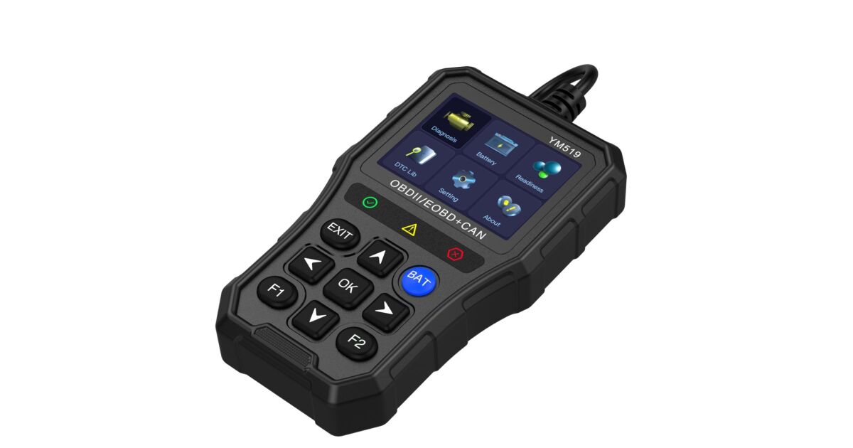 Tester auto de diagnoza OBD2 Techstar YM519, Resetare erori, Test ...