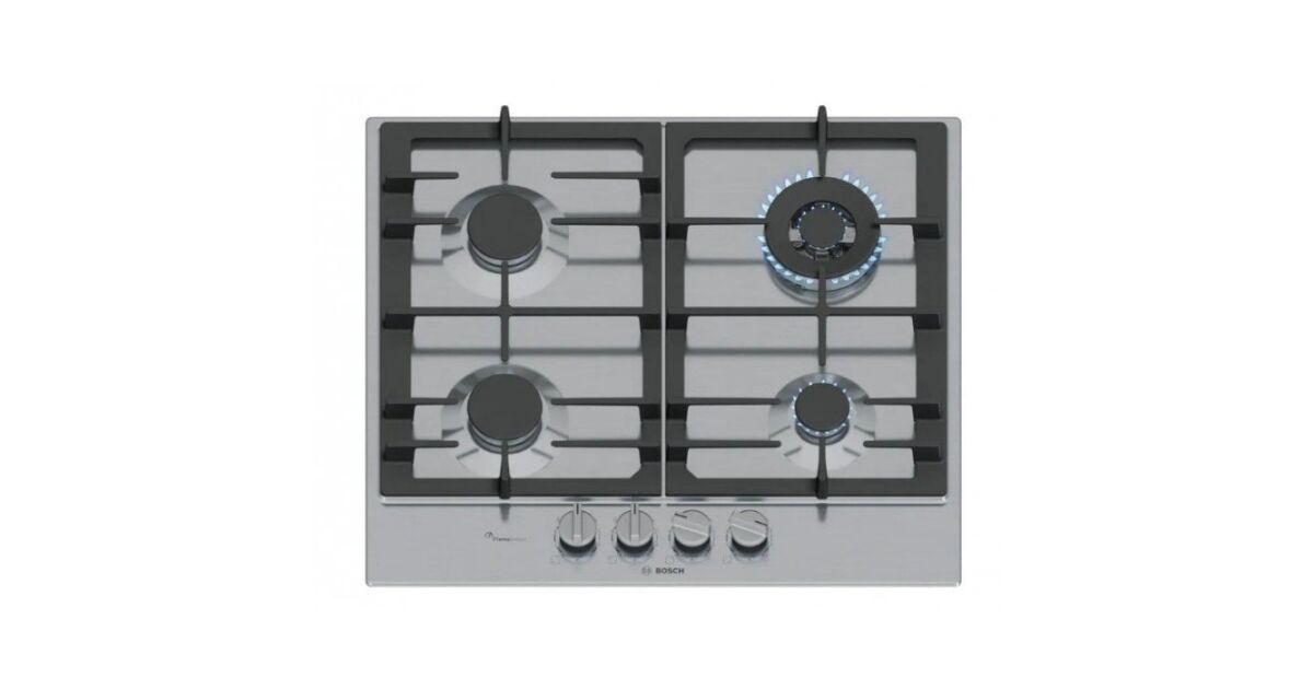 Bosch Serie 6 PCH6A5I90 plite Din oţel inoxidabil Încorporat 60 cm Gaz ...