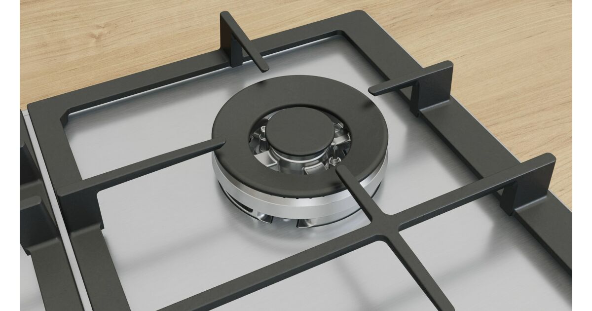 Bosch Serie 6 PCH6A5I90 plite Din oţel inoxidabil Încorporat 60 cm Gaz ...