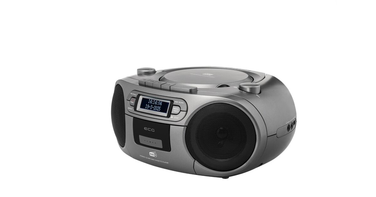 Sistem audio ECG CDR 990 DAB, 2 x 2 W RMS, Radio FM, USB, CD Player ...
