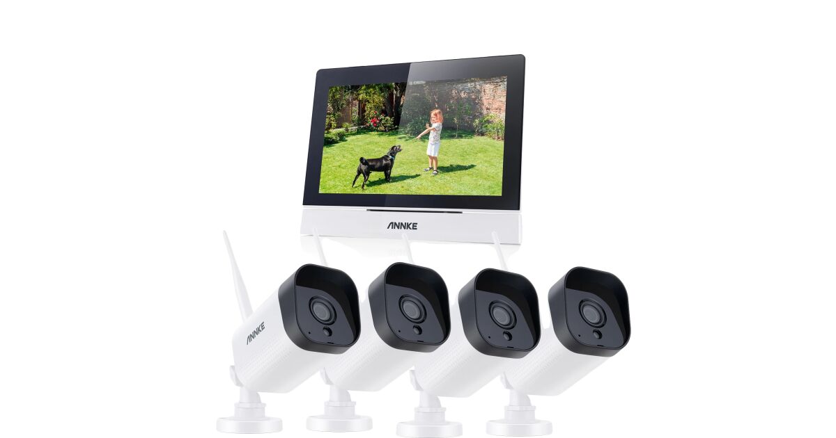 Sistem CCTV fără fir, ecran tactil de 7 inchi, sunet bidirecțional ...