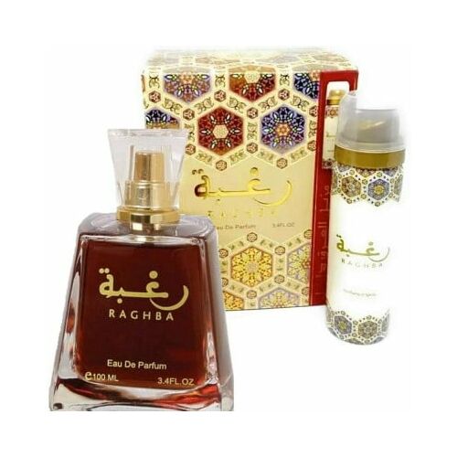 Raghba woda perfumowana 100ml + dezodorant w sprayu 50ml marki Lattafa ...