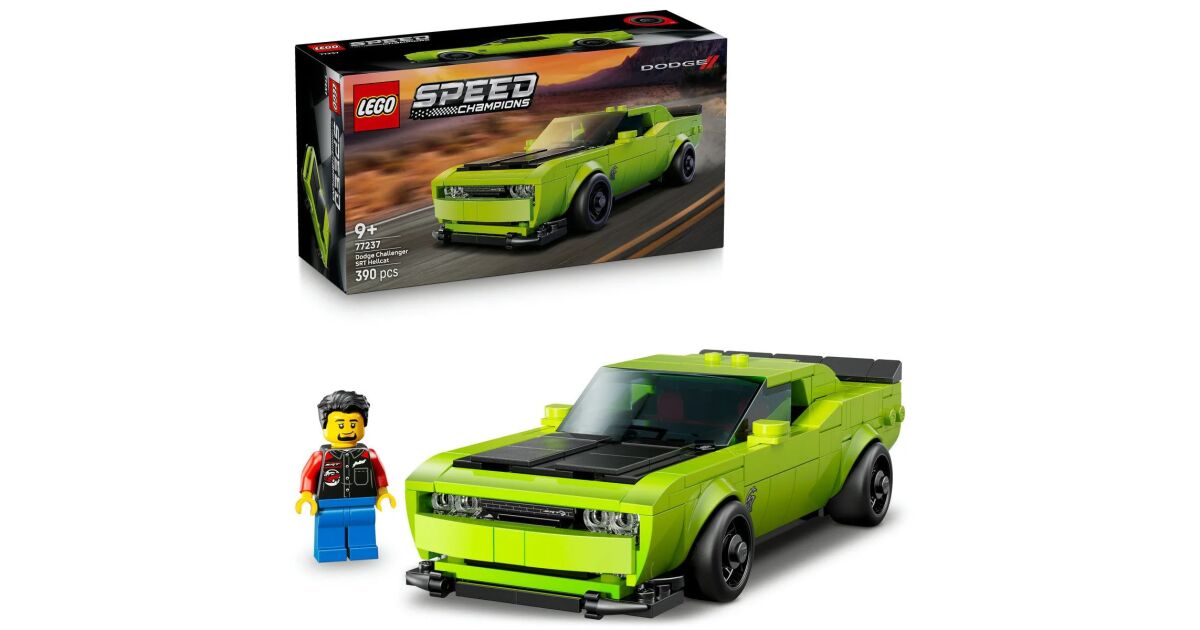 LEGO Speed Champions Dodge Challenger SRT Hellcat sportautó 77237 ...