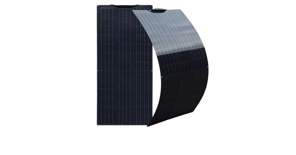 Panou solar, monocristalin de înaltă eficiență, design ușor și flexibil ...