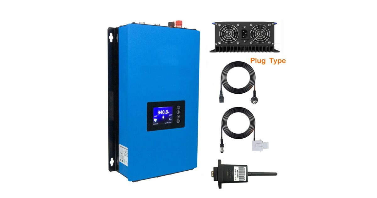Solar Grid Tie Inverter, Belső Limiter, Felhasználóbarát Interfész ...