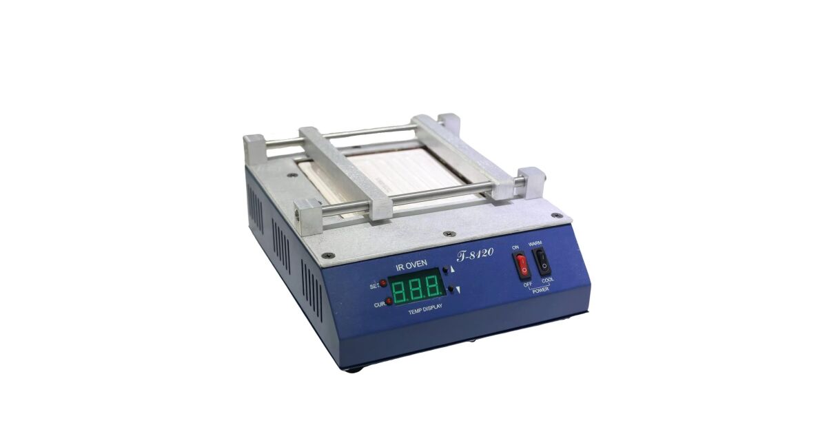 Stație de preîncălzire cu infraroșu SMD, putere 500 W, podea de lucru ...