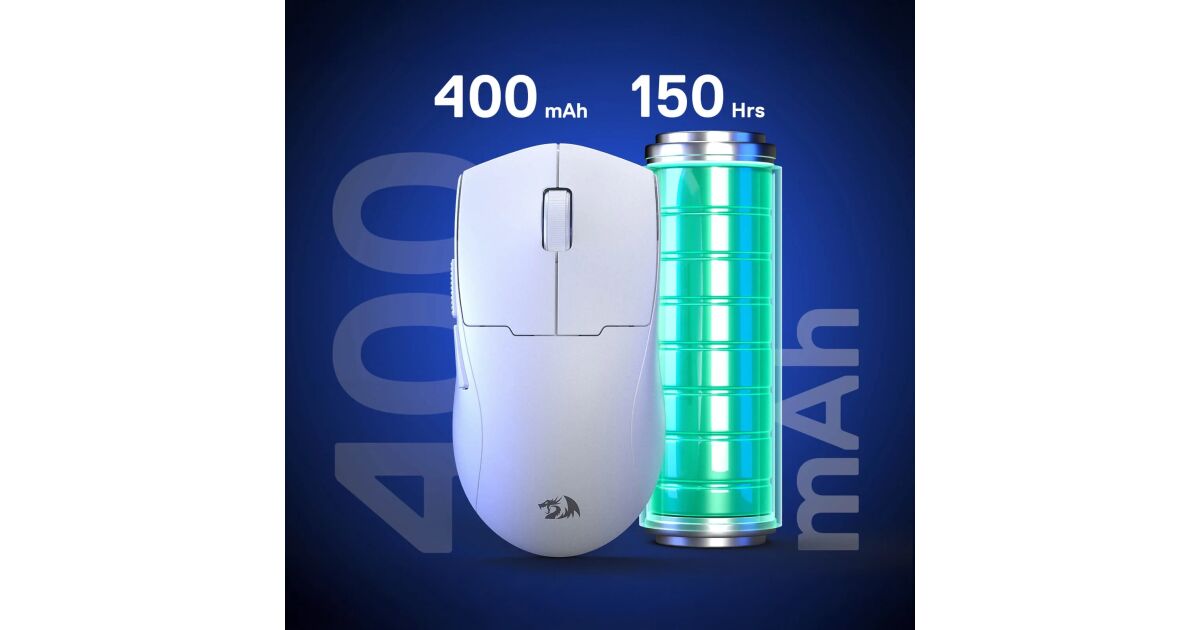 Mouse pentru jocuri Redragon M918W K1NG PRO MAX alb (M918W - K1NG PRO ...