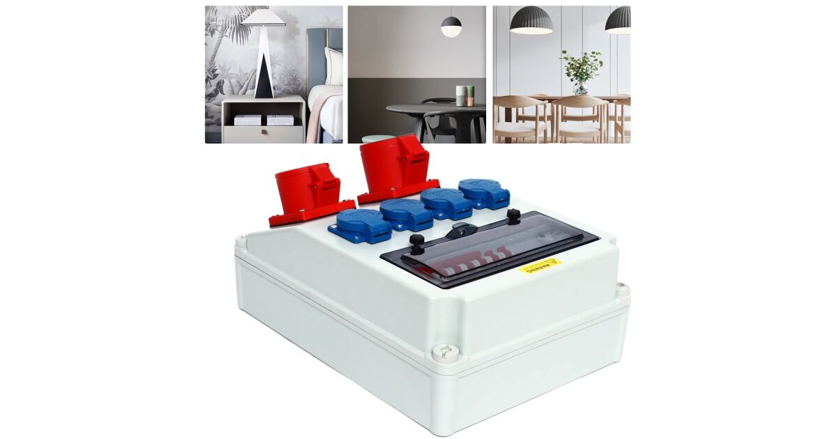 Cutie de distribuție pentru priză întrerupător electric, protecție IP44 ...