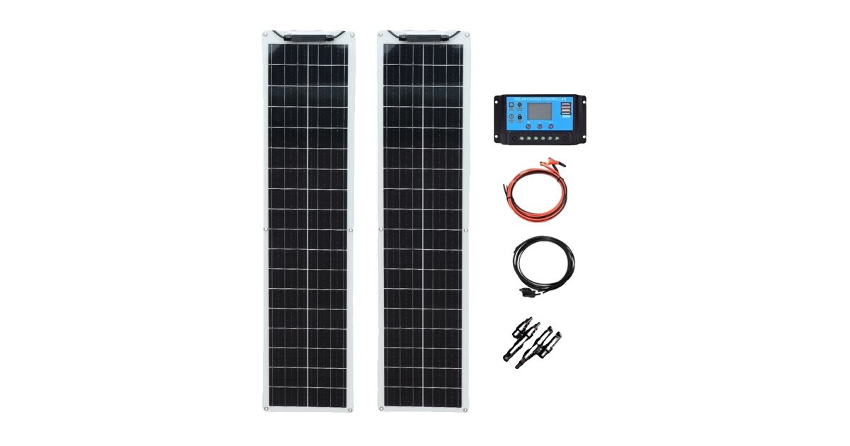 Kit panou solar flexibil, eficiență ridicată, design ușor, kit solar ...