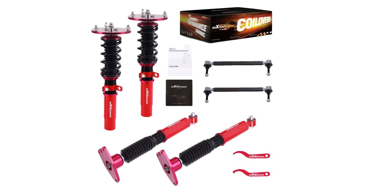 Kit de coborâre suspensie Coilovers, înălțime reglabilă 1-3 inci, 24 de ...