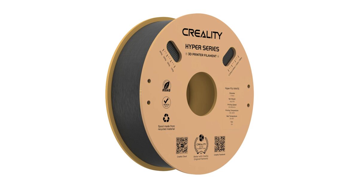 PLA filament, 1,75 mm-es huzalátmérő, 1 kg nettó tömeg, 30-600 mm/s ...