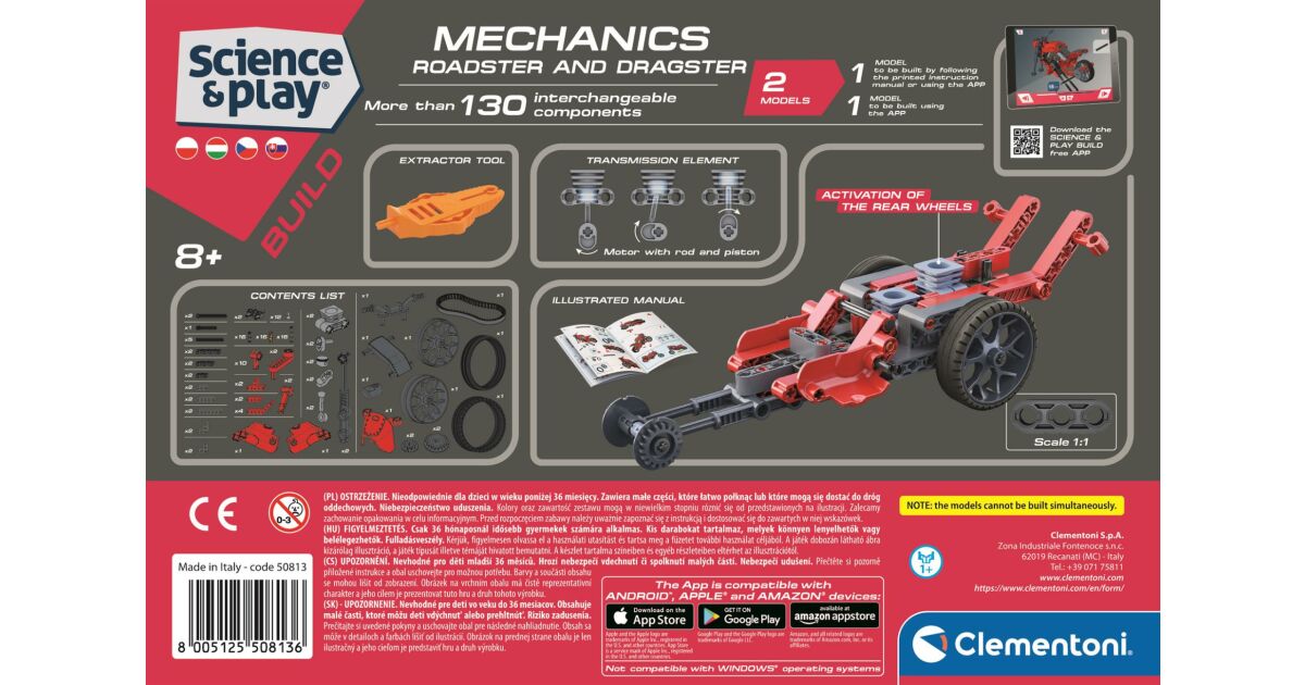 Mechanikai laboratórium - Roadster és dragster építőkészlet | Pepita.hu