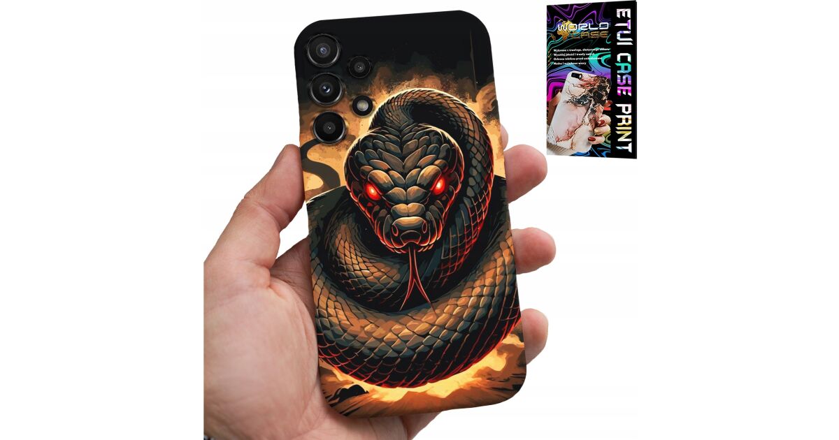 TOK SAMSUNG GALAXY A32 5G - KÍGYÓ, KÍGYÓK KOBRA CSÖRGŐKÍGYÓ TOK + FÓLIA ...
