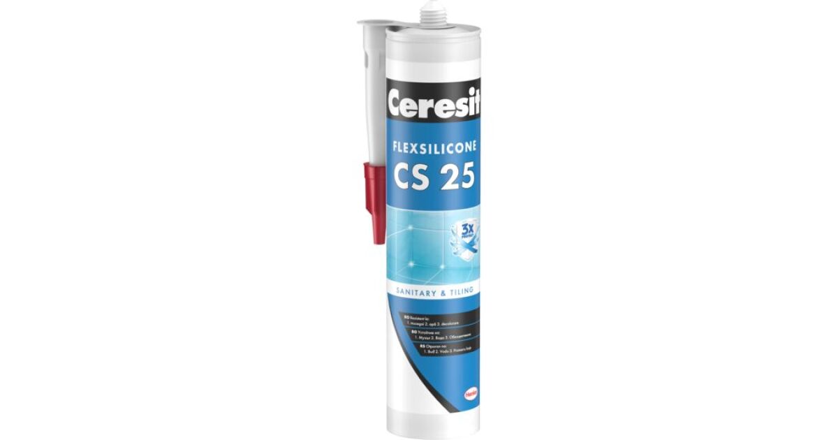 Silicon Sanitar Ceresit CS 25, grafit, 280 ml | Pepita.com
