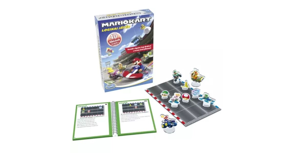 Thinkfun: Super Mario - Mariocart gra logiczna - instrukcje w języku ...