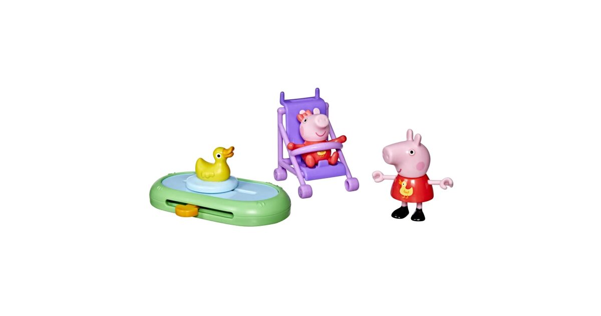 PEPPA PIG SET PEPPA SI EVI IN PARCUL DE DISTRACTII | Pepita.com