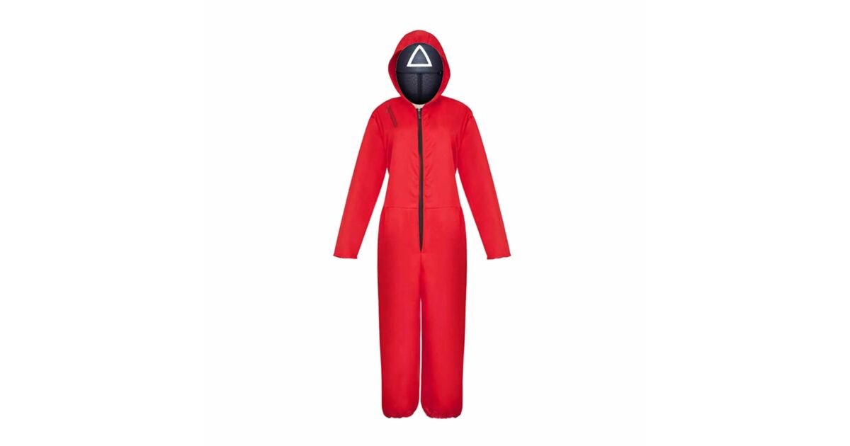 Костюм на пазител на играта с калмари, KidMania®, триъгълен модел за ...