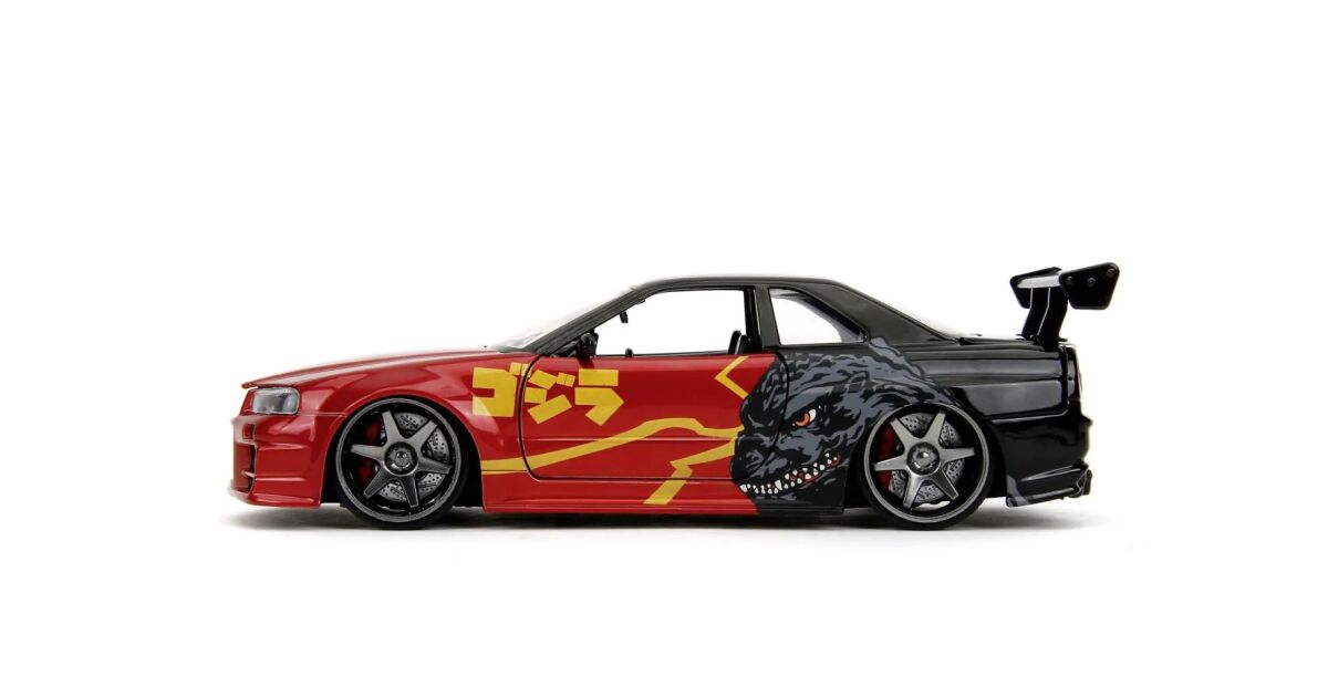 JADA GODZILLA MASINUTA METALICA NISSAN SKYLINE GTR SCARA 1 LA 24 ...
