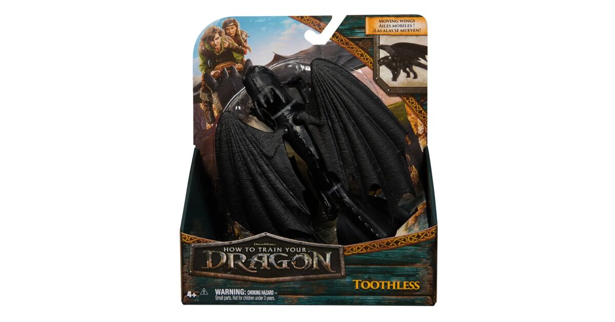 CUM SA ITI DRESEZI DRAGONUL FIGURINA DRAGON TOOTHLESS CU ARIPI MOBILE ...