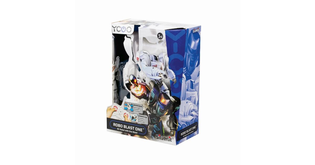 Recenzii: SILVERLIT ROBOT ROBO BLAST ONE ALB | Pepita.com