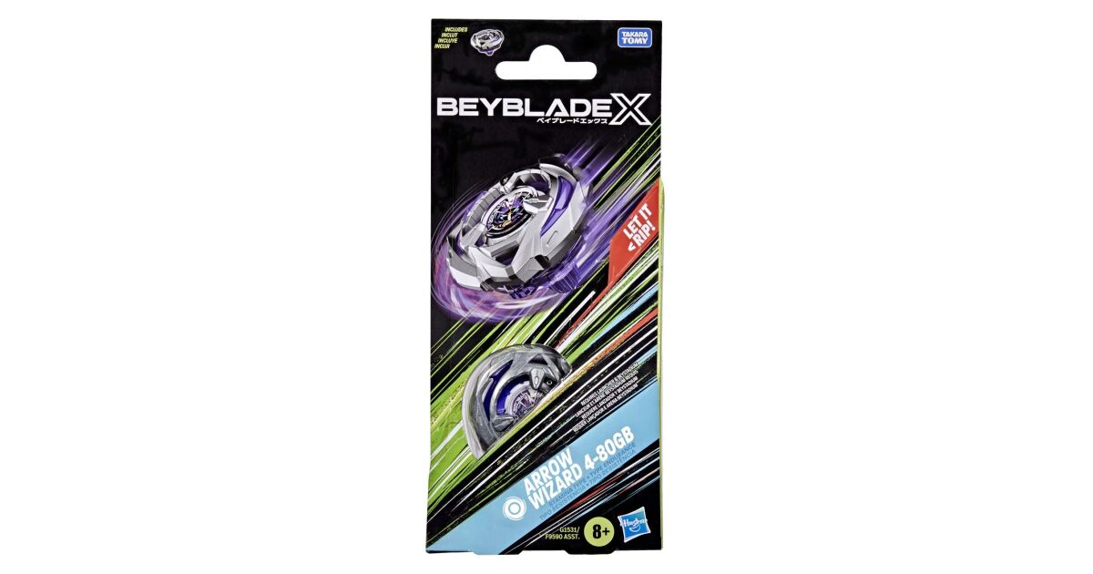 BEYBLADE X LET IT RIP SPIRALA ARROW WIZARD 4-80GB | Pepita.com