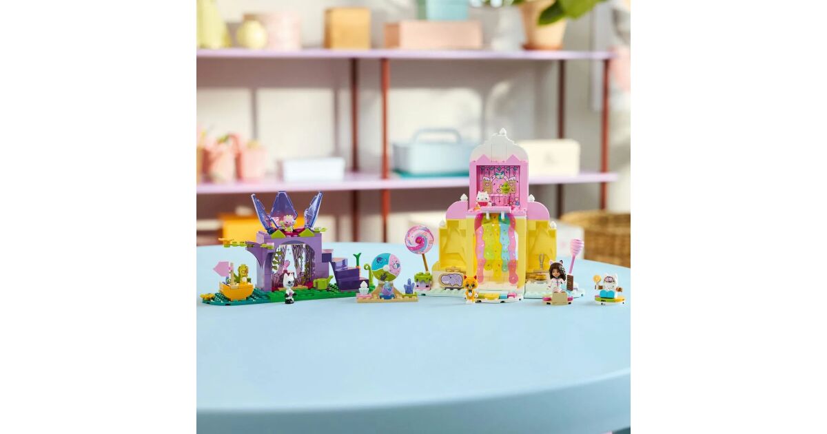 LEGO GABBYS DOLLHOUSE FILMUL MUNTELE DE DULCIURI SI GRADINA LUI KITTY ...