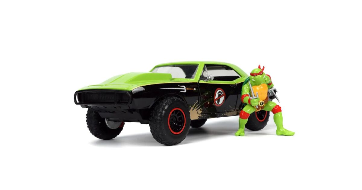 JADA METAL CAR NINJA TURTLES RAPHAEL CHEVY CAMARO 1:24 | Pepita.com