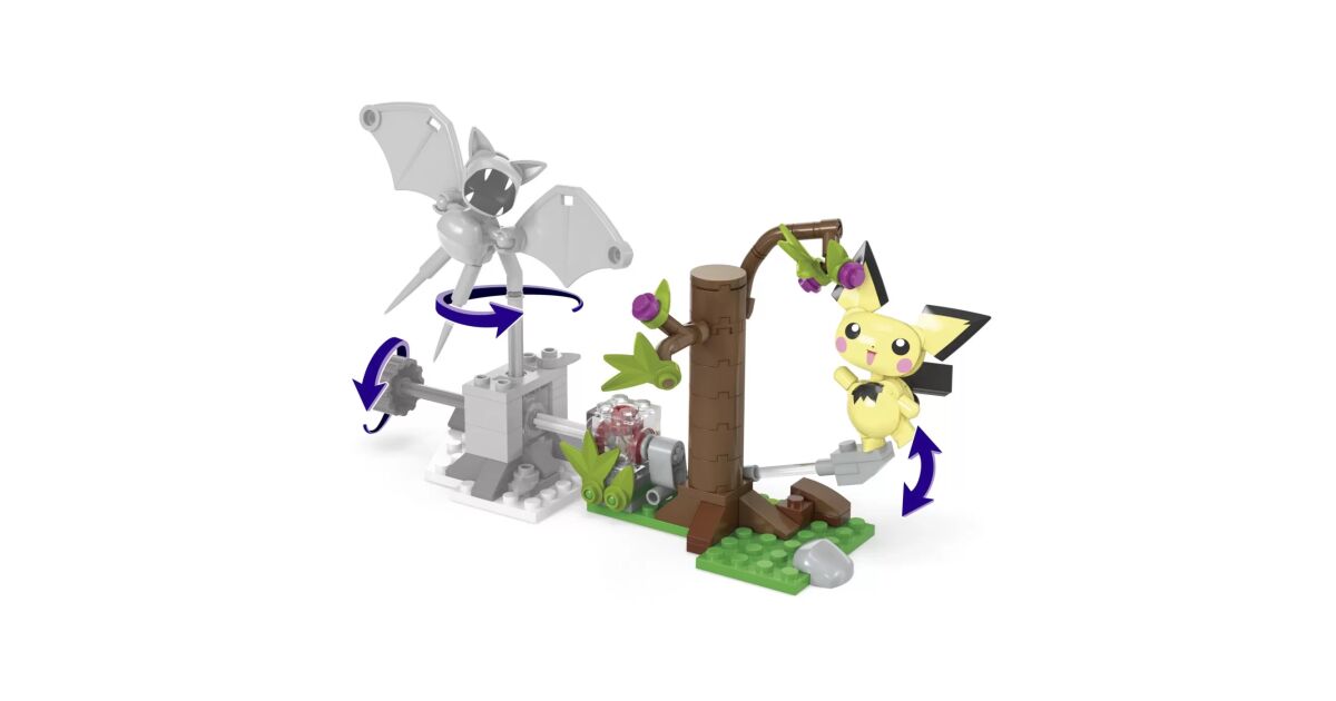 POKEMON MEGA SET DE CONSTRUCTIE FORAJELE FORESTIERE ALE LUI PICHU ...