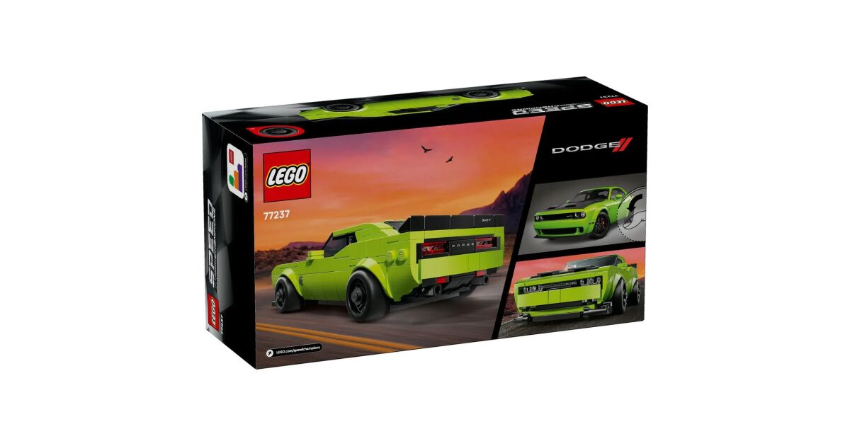LEGO SPEED CHAMPIONS MASINA SPORT DODGE CHALLENGER SRT HELLCAT 77237 ...