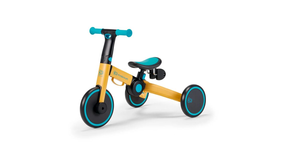 LAUFRAD / KINDERKRAFT 4TRIKE DREIRAD, PRIMROSE YELLOW | Pepita.com