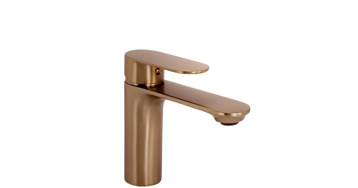 Baterie pentru baie Rea Drop Brush Copper low | Pepita.com