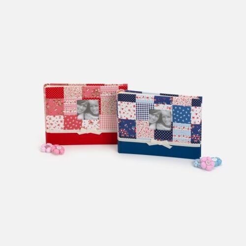 Patchwork album, 60 lap 22x27 cm, testreszabható, öntapadós fotók ...