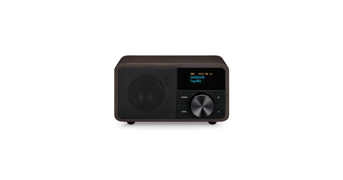 Sangean DDR-7 DAB+ FM Asztali Rádió - Sötét Fa | Pepita.hu