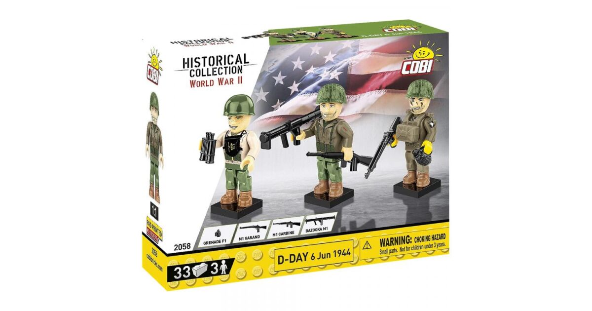 COBI: WWII D nap 1944. június 6. figura szett (2058) | Pepita.hu