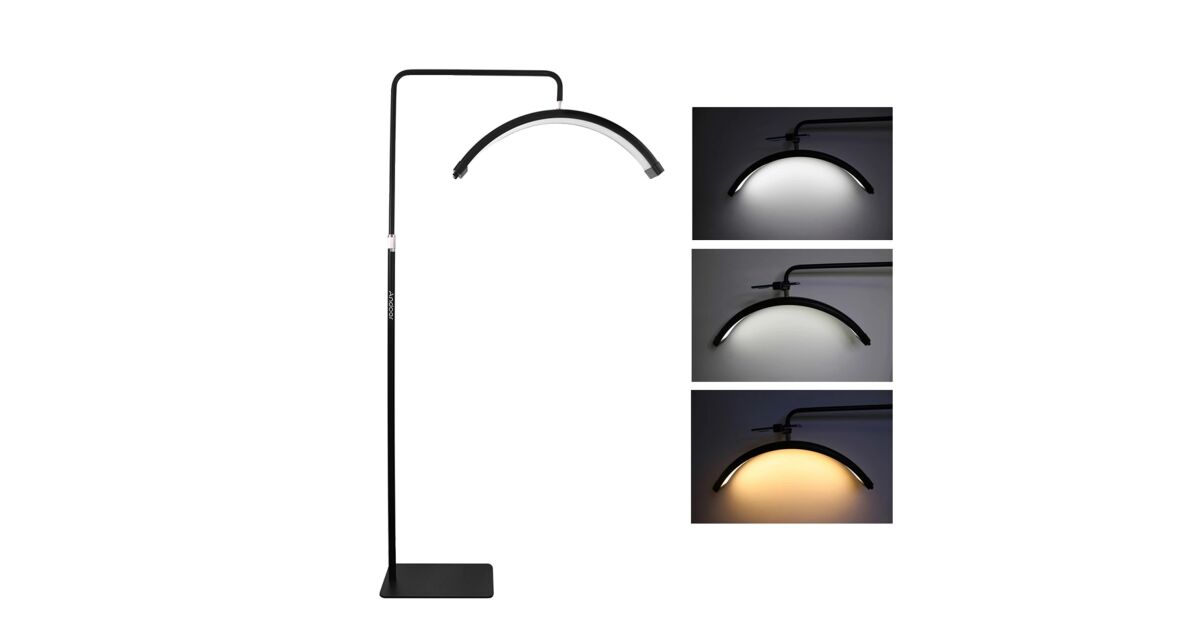 Half Moon Floor Fill Light, állítható színhőmérséklet 3200K-5600K, AC ...