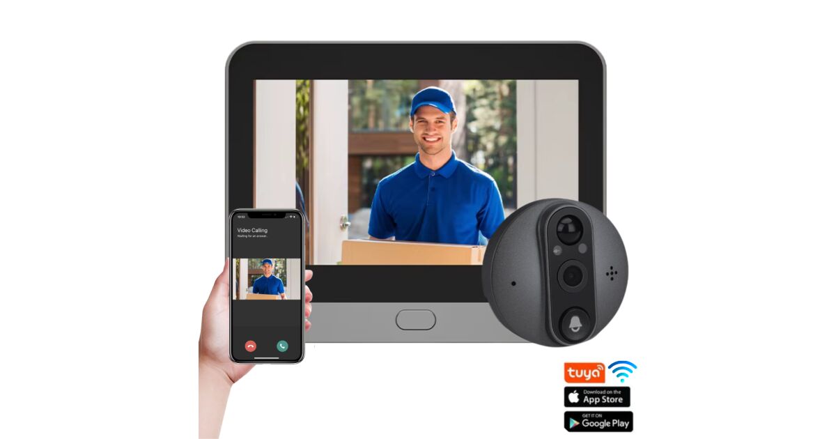 Vizor Electronic , Valpa Smart,Aplicatie Telefon ,Ecran 4.3Inch ,Camera ...