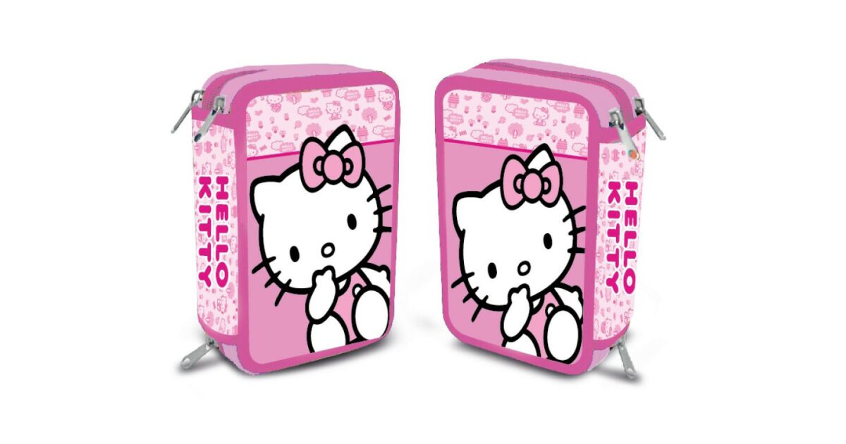 Hello Kitty Pinky penar echipat cu 3 etaje | Pepita.com