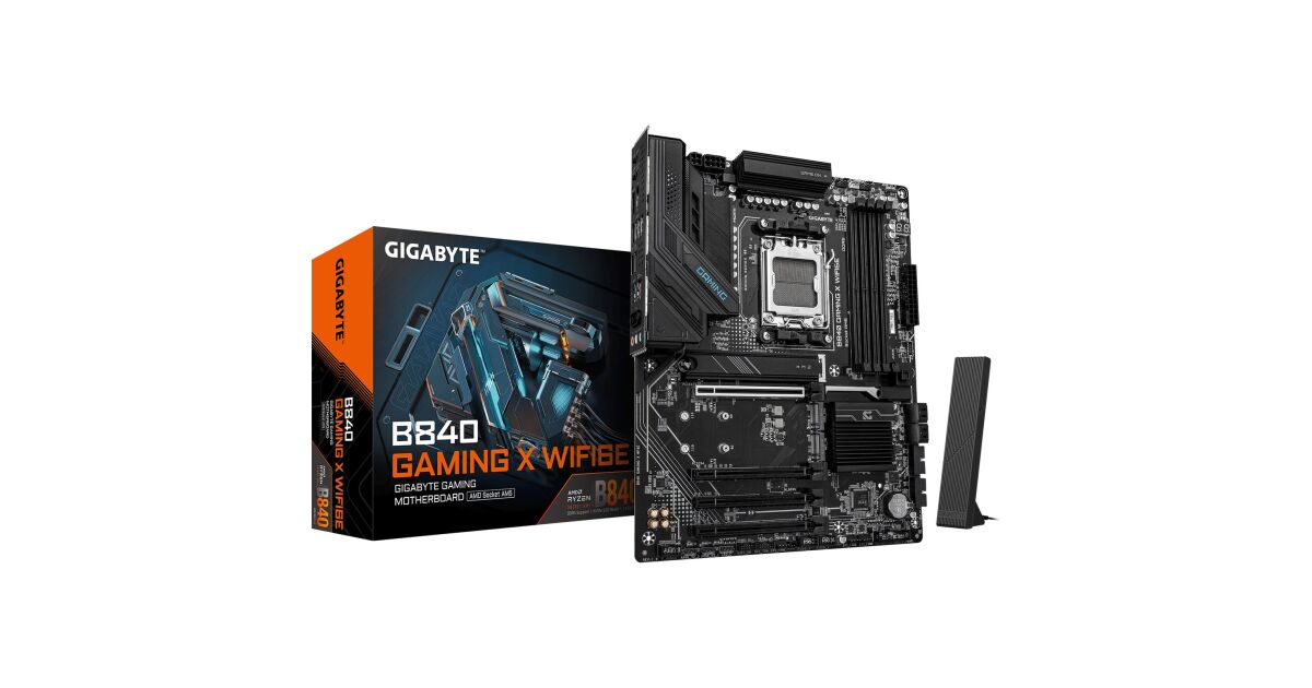 GIGABYTE B840 GAMING X WIFI6E AMD B840 Mufă AM5 ATX (B840 GAMING X WF6E ...