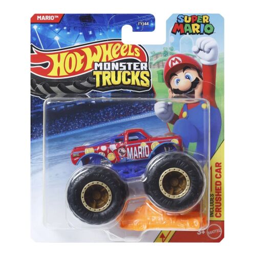 Hot Wheels Monster Truck Spielzeugauto Super Mario im Maßstab 1:64 ...