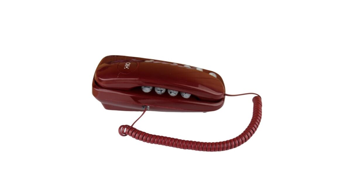 Telefon fix cu fir, montabil pe perete tastatura iluminata, redial ...