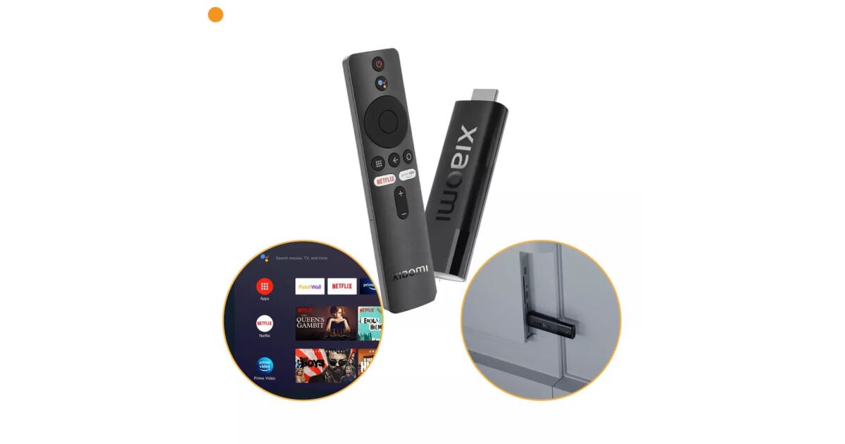 Xiaomi Mi TV Stick 4K Android tv okosító fekete | Pepita.com