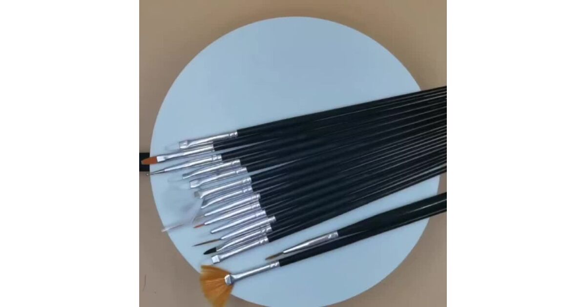 15 darabos precíziós ecsetkészlet részletezéshez és művészethez ...