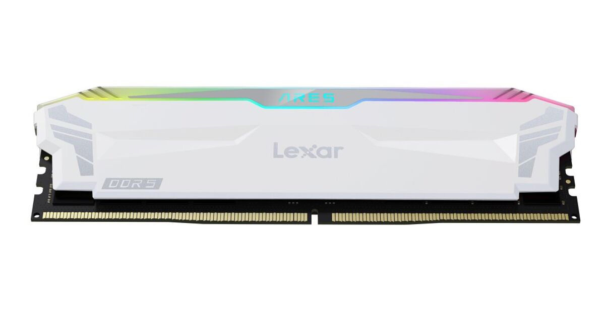 Lexar Ares Gaming RGB 32GB [2x16GB 6400MHz DDR5 CL32 DIMM] fehér ...