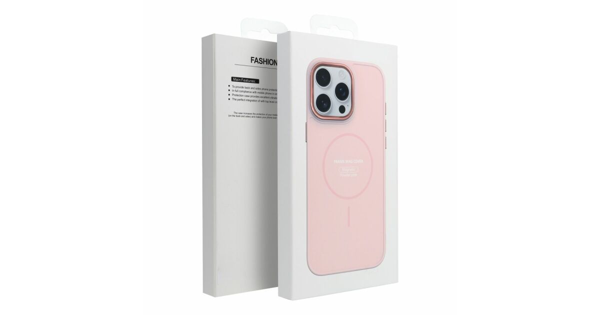 Etui FRAME MAG COVER compatibil cu MagSafe pentru IPHONE 16e (SE 4 2025 ...