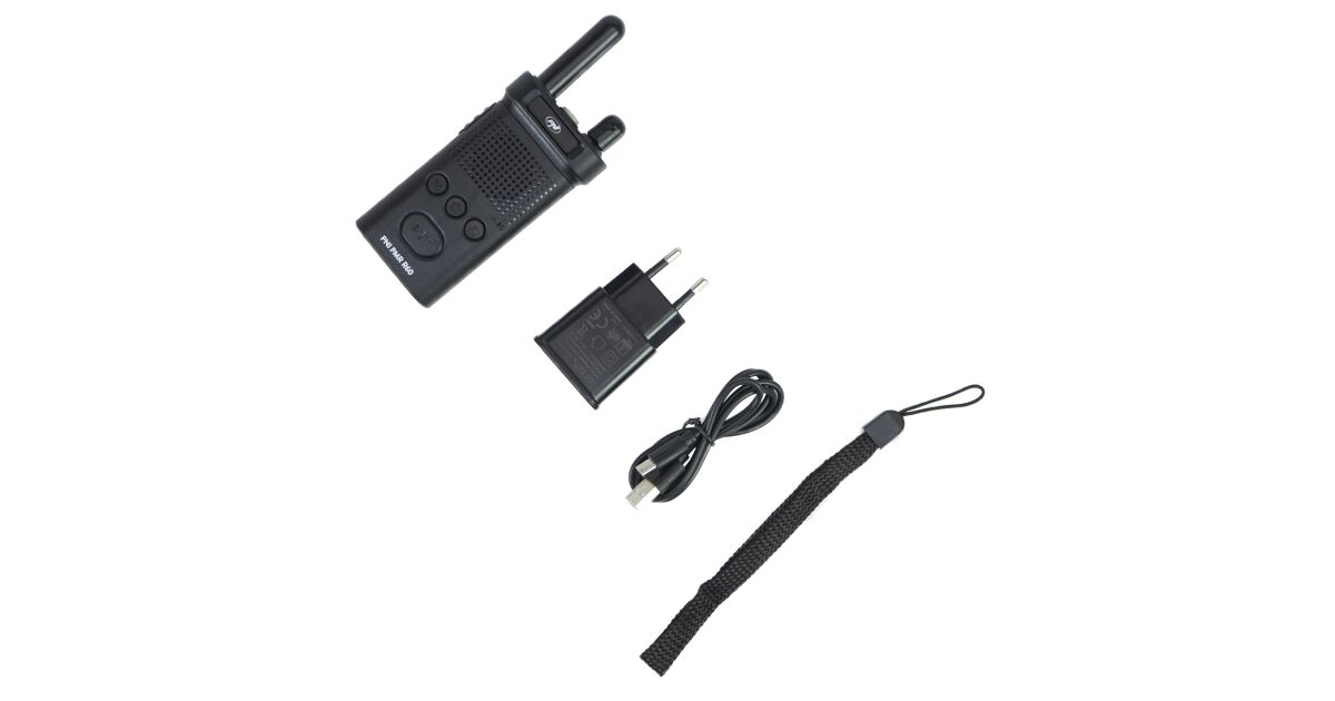 Kit 2 statii radio portabile PNI PMR R60 446MHz, 0.5W, 16 canale ...