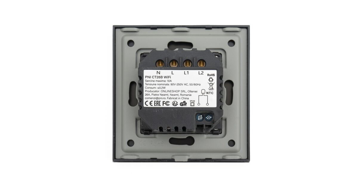 Termostat inteligent PNI CT26B WiFi incalzire in pardoseala electrica ...