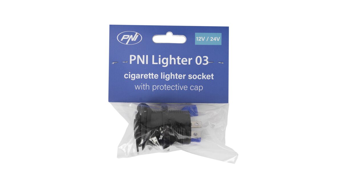Priza bricheta auto PNI Lighter 03 cu capac, 12V 15A, 24V 10A | Pepita.com
