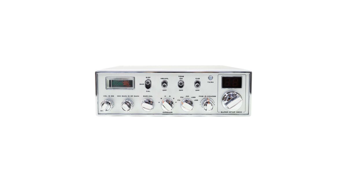 Statie radio CB SUPER STAR-3900, AM/FM/USB/CW/PA, 12V, ASQ | Pepita.com