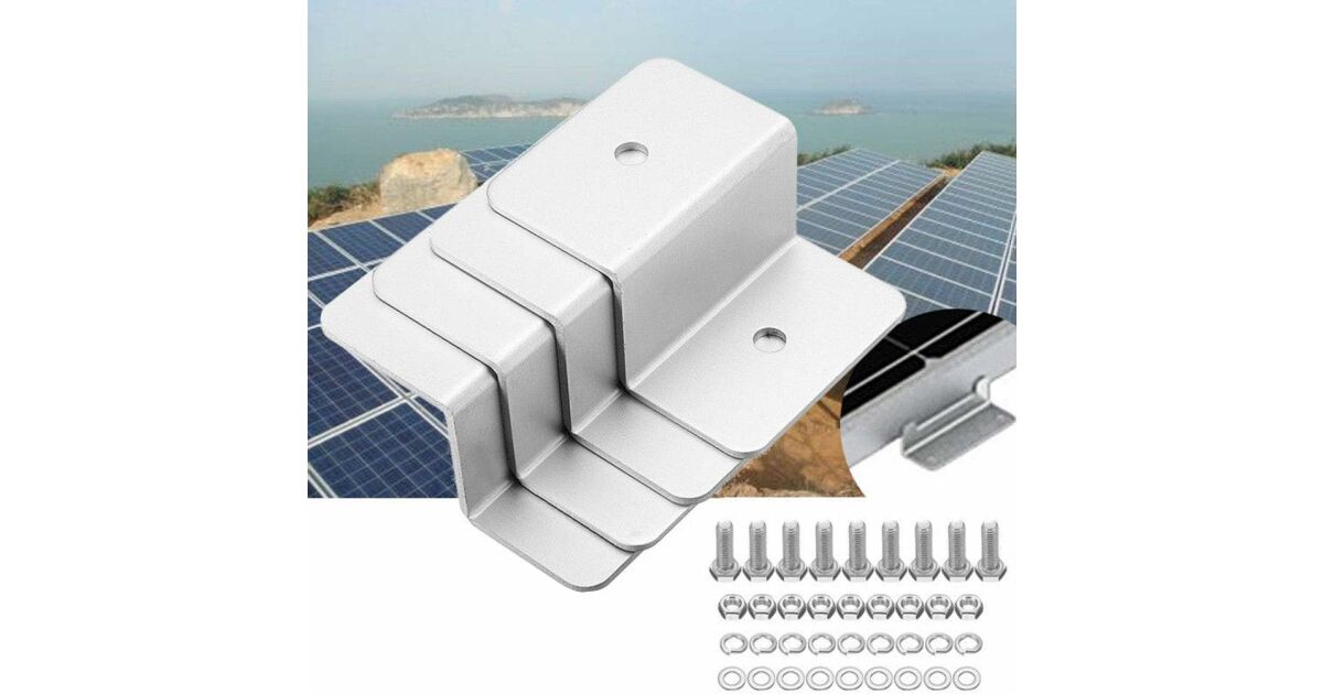 ZStyle Solar Panel Montažni Set - 16 kosov! Enostavna namestitev za ...